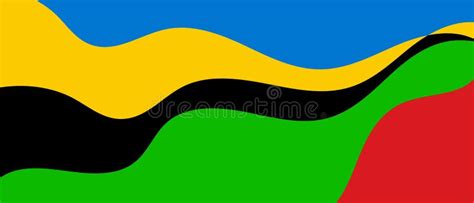 Colored Lines Abstract Background Olympic Games Lines Flag Stock Vector Illustration Of
