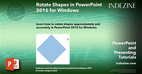 Rotate Shapes In PowerPoint For Windows