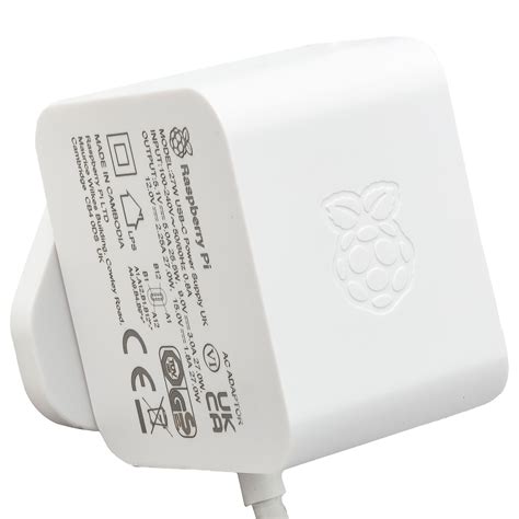 Raspberry Usb C Power Supply 5 1v 5a White Raspberry Pi Accessories Ldlc