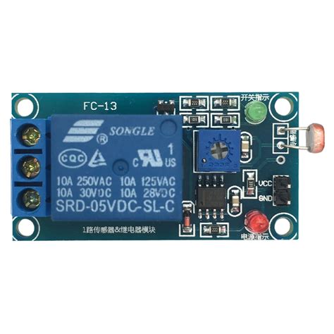 5v 12v Photoresistor Sensor Relay Module Light Controlled Switch Light Detection And Absorption