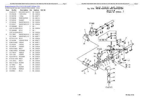 Vta 1710 1c S N 430077 Up Partsbook Manuals Shop Repair