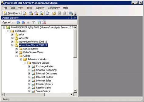 Restore Analysis Services Database Using Windows PowerShell And SQL Server 2008 AMO Database