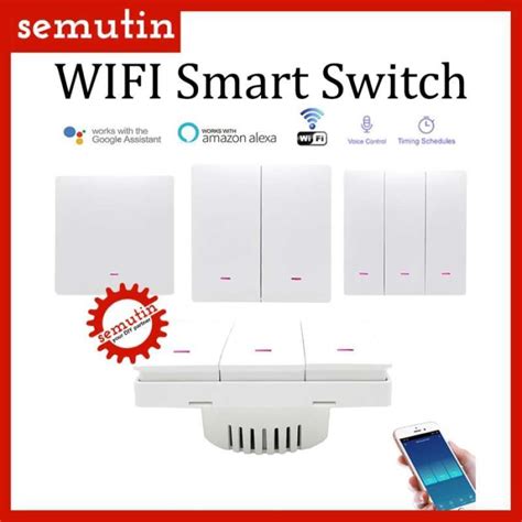 Jual Smart Wall Switch Wifi Saklar Dinding Iot Touch Wireless Di Seller Aghanim Cengkareng