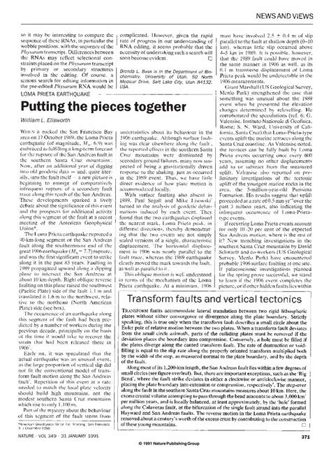 Pdf Transform Faults And Vertical Tectonics Dokumentips