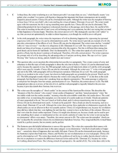 Marco Learnings Free AP English Language Three Week Writing Clinic Marco Learning