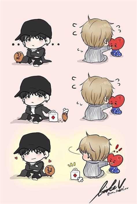 Shooky Bt21 Drawing Grumpy Cats Fanart Bts Kpop Fanart