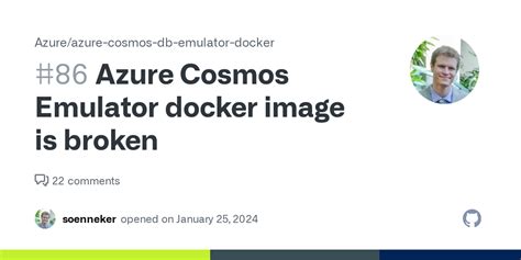 Azure Cosmos Emulator Docker Image Is Broken · Issue 86 · Azureazure