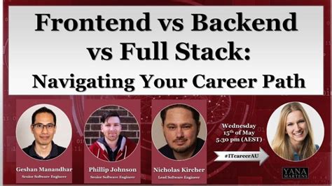 Frontend Vs Backend Vs Full Stack Navigating Your Career Path It