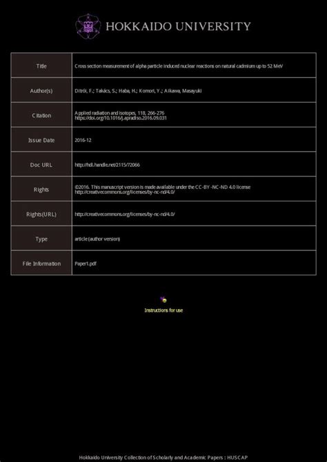 Pdf Cross Section Measurement Of Alpha Particle Induced Nuclear Figure 1 Schematic Set Up