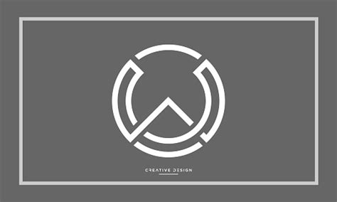 알파벳 문자 아이콘 로고 Wu 또는 Uw 모노그램 0명에 대한 스톡 벡터 아트 및 기타 이미지 0명 개념 검은색 Istock