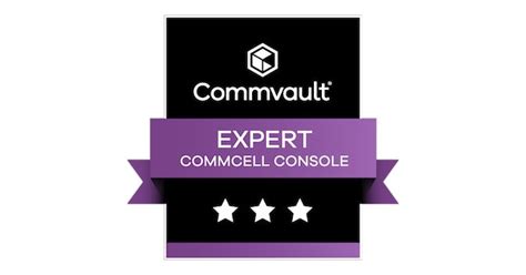 Commvault Certified Expert Commcell Console Was Issued By Commvault To… Dewald Esterhuizen