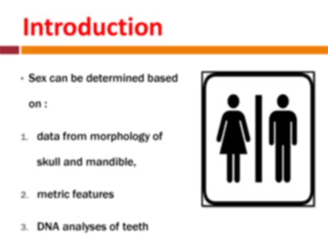 Solution Forensic Odontology Sex Differentiation Using Teeth Studypool
