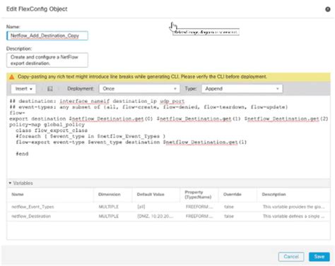 Cisco Firepower Ftd Netflow Configuration Plixer