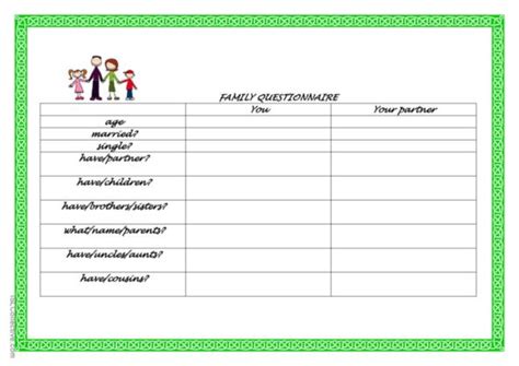 119 Questionnaire English ESL Worksheets Pdf Doc