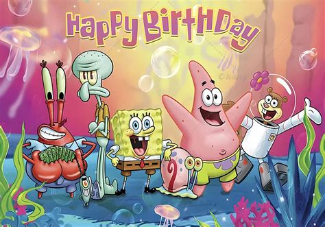 Spongebob Birthday Background Issuu