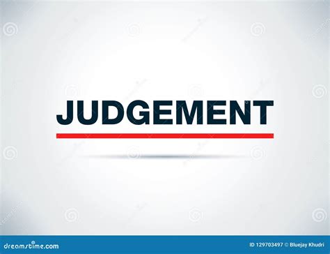 Judgement Abstract Flat Background Design Illustration Stock