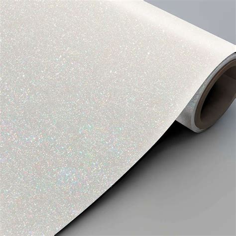 Siser Glitter Rainbow White Crafters Vinyl Supply
