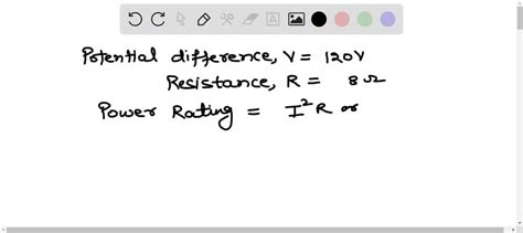 Solved Calculate The Amount Of Electric Current Drawn By Electric Heater Of Resistance Of 2000