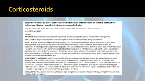 Copd Management Of Acute Exacerbation Pptx