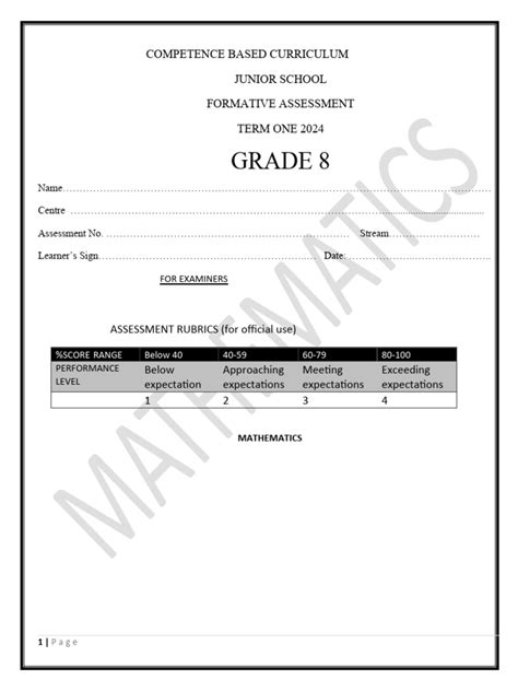Grade 8 Math Qs 4 Pdf