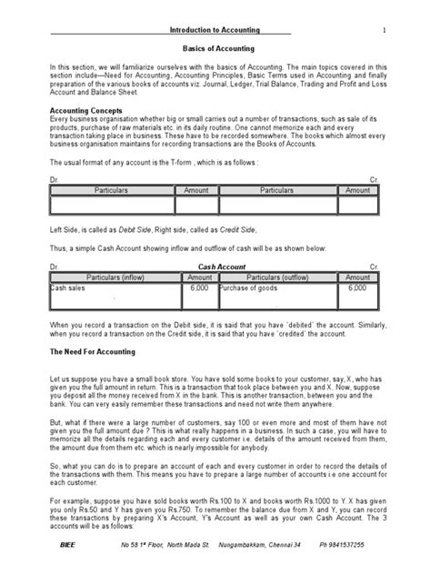 31 Introduction To Accounting Pdf Debits And Credits Business