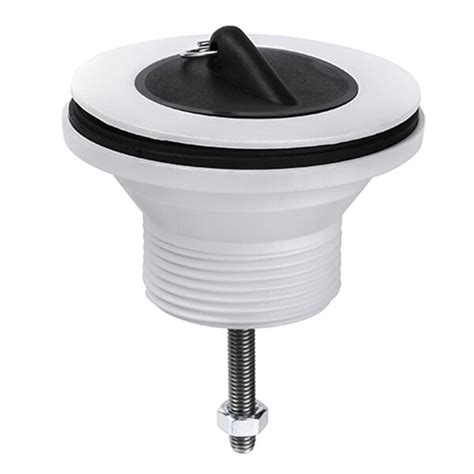 Водослив для раковины Styron 5/4 с решёткой, 60 мм, белый, STY-542-ML ...