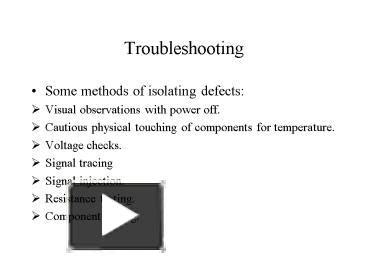PPT Troubleshooting PowerPoint Presentation Free To View Id 114acc NTE5Y