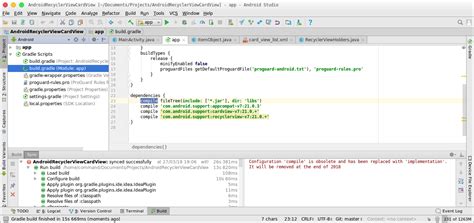 How To Solve Configuration Compile Is Obsolete And Has Been