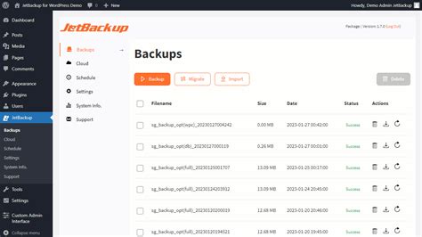 JetBackup For WordPress JetBackup