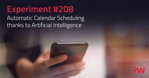idiwork on linkedin automatic calendar scheduling thanks to artificial
