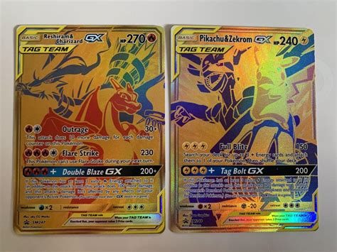 レシラム＆リザードン Gx Ur ピカチュウ＆ゼクロム Gx Ur 英語版 メルカリ