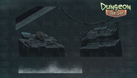 Dungeon Tile Set Thegameassetsmine