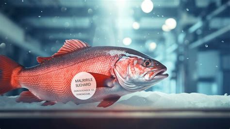 Premium Ai Image A Photo Of Fish With An Allergy Alert