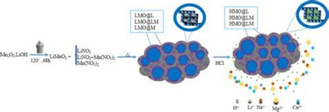 Synthesis And Adsorption Properties Of Metal Oxide Coated Lithium Ion Sieve From Salt Lake Brine