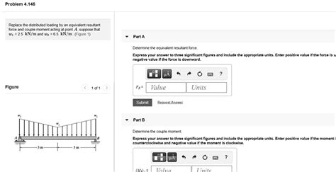 solved problem 4 146 replace the distributed loading by an equivalent resultant force and