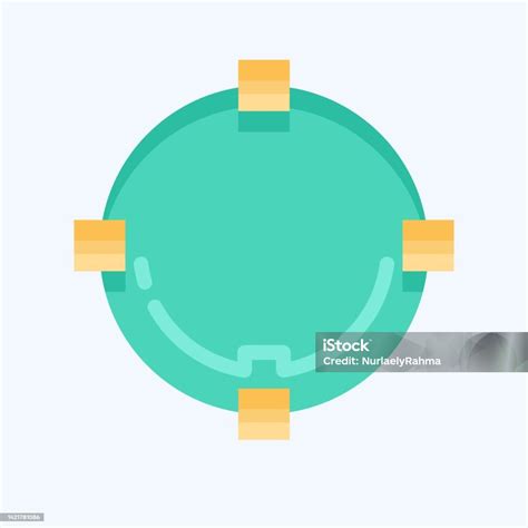 아이콘 그리기 원 그래픽 디자인 도구 기호와 관련이 있습니다 플랫 스타일 편집 가능한 간단한 디자인 간단한 그림 간단한 벡터 아이콘 개념과 주제에 대한 스톡 벡터 아트 및
