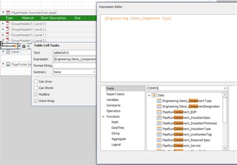 Solved Report Creator Output P3d Class Autodesk Community