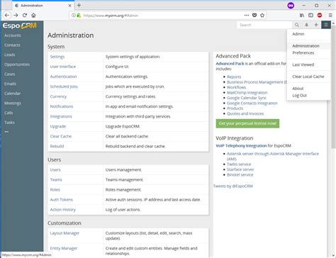How To Install Espocrm Open Source Crm Software On Debian 9 مدیریت