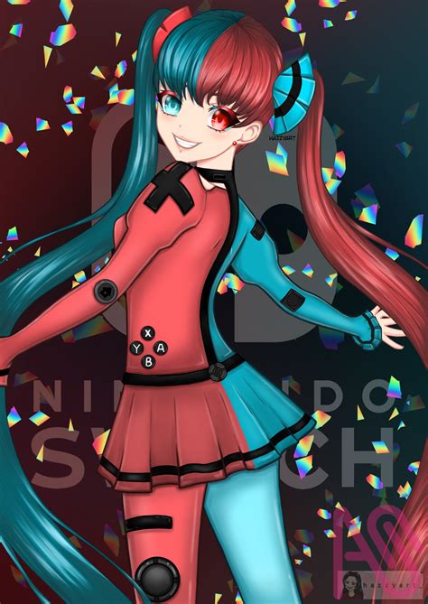 Nintendo Switch Kun Hazzyart Illustrations Art Street