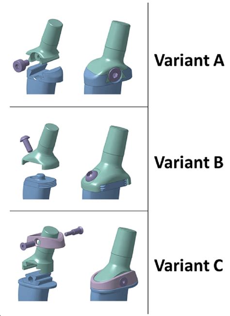 Concept Variants For Novel Interface A Sliding Conical Dovetail Download Scientific Diagram
