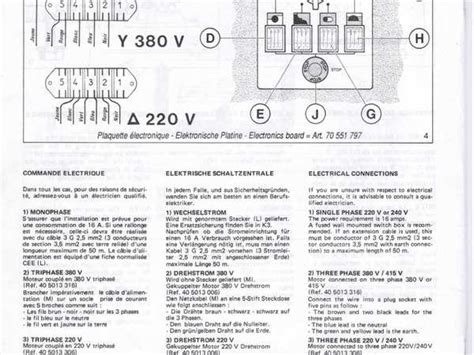 Schéma De Conversion 380v à 220v Pour Câblage
