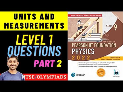 Class 10 Pearson Iit Foundation Units And Measurements 01 45 Off