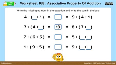 properties of addition fun2do labs worksheets library
