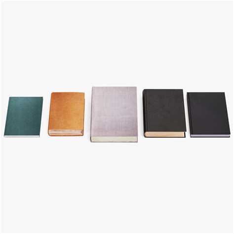 빈 책 3d 모델 89 Fbx Obj Dae Blend 3ds Free3d