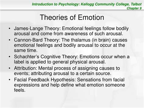 PPT Chapter Motivation And Emotion PowerPoint Presentation Free Download ID