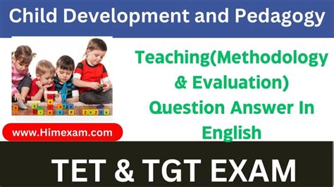 Teaching Methodology And Evaluation Question Answer In English
