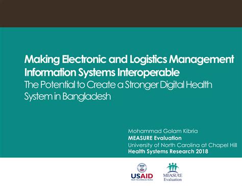 Making Electronic And Logistics Management Information Systems Interoperable The Potential To