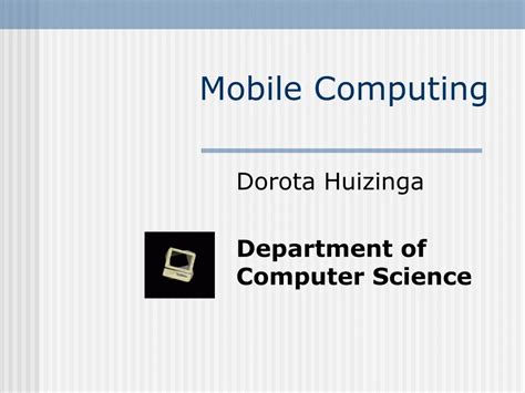 PPT Mobile Computing PowerPoint Presentation Free Download ID 425920