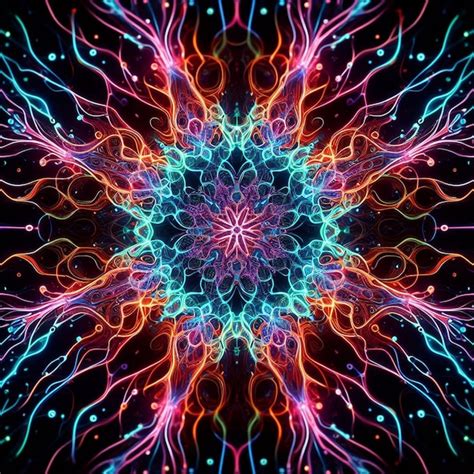 Premium AI Image Neural Pattern Design Neural Network Art Neural