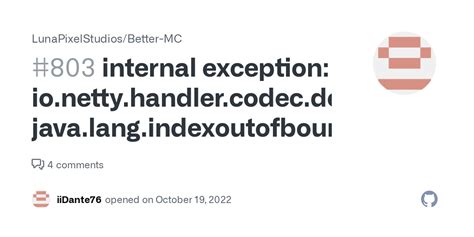 Internal Exceptiondecdecoderexceptiondexoutofboundsexception